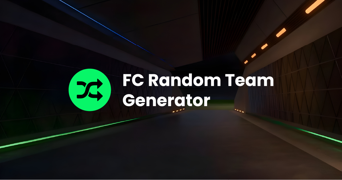 EA FC Random Team Generator | Pick Teams for Fun Matches